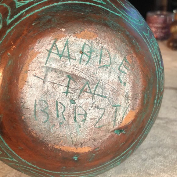 Accents | Vintage Brazilian Pottery Red Clay Marivaldo Authentic ...